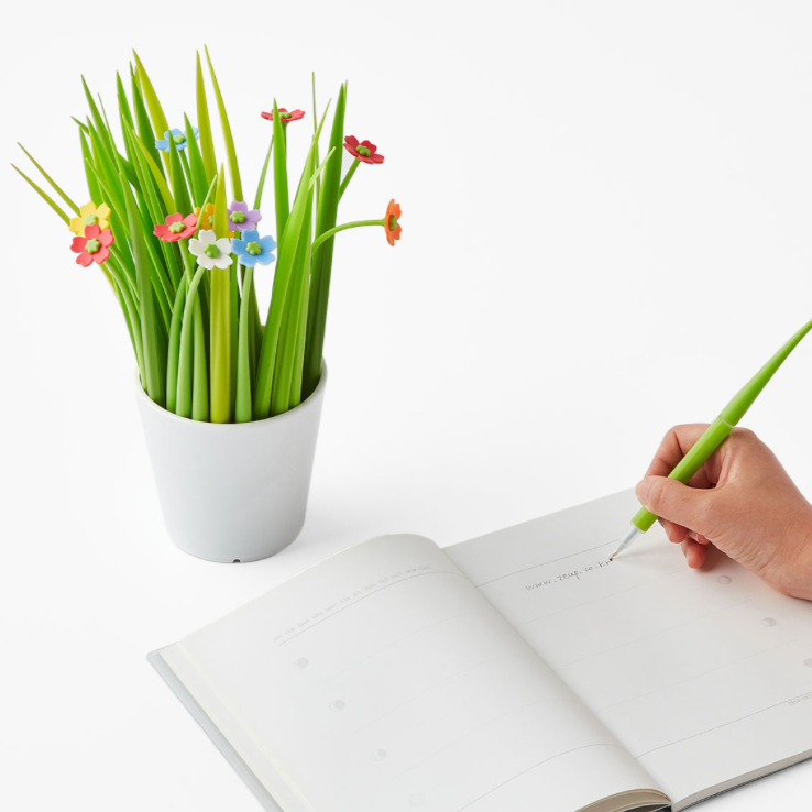 ZEUP DESIGN Beauleaf flower pen (6 colors) – NOTAG GLOBAL