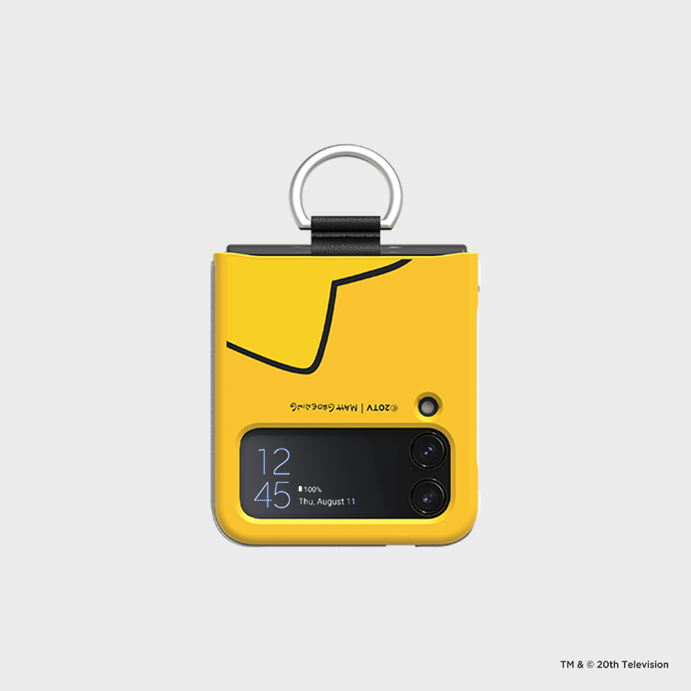 SLBS Eco Friends Lisa Simpsons Phone Case with ring for Galaxy Z Flip ...